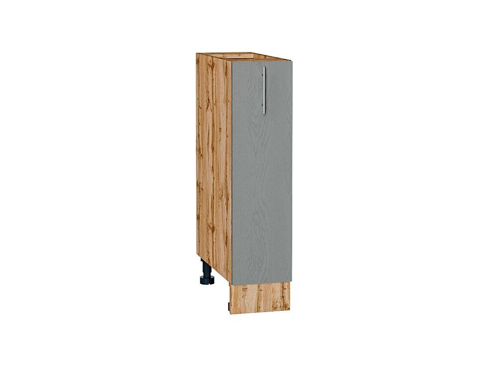 VVT Шкаф нижний с 1-ой дверцей Сканди Дуб Вотан, Grey Softwood, 200