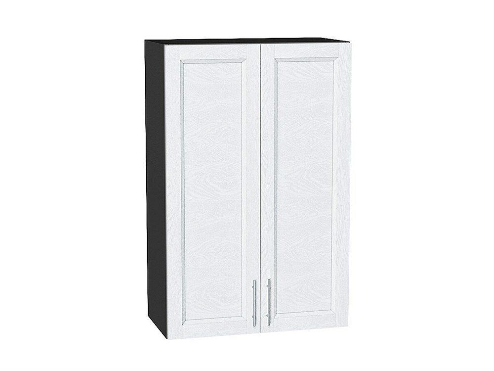 VVT Шкаф верхний с 2-мя дверцами Сканди Graphite, White Softwood, 920, 600 В*Ш*Г 920*600*320, фасад МДФ White Softwood, корпус Graphite White Softwood