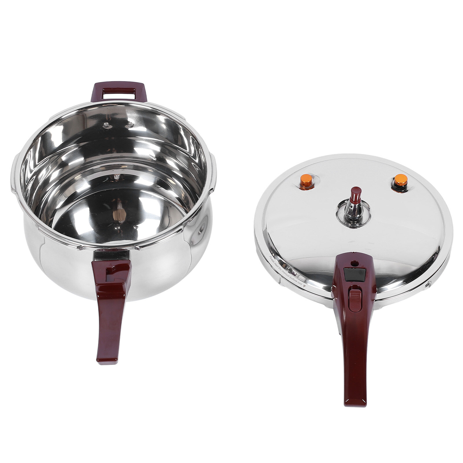 Кастрюля-скороварка из нержавеющей стали на 11 л с диаметром 28 см, совместима с газовой индукционной плитой и уплотнительным кольцом