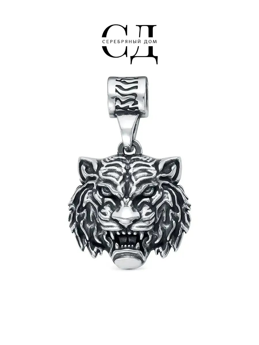 Подвеска, серебро, 925 проба, чернение, оксидирование