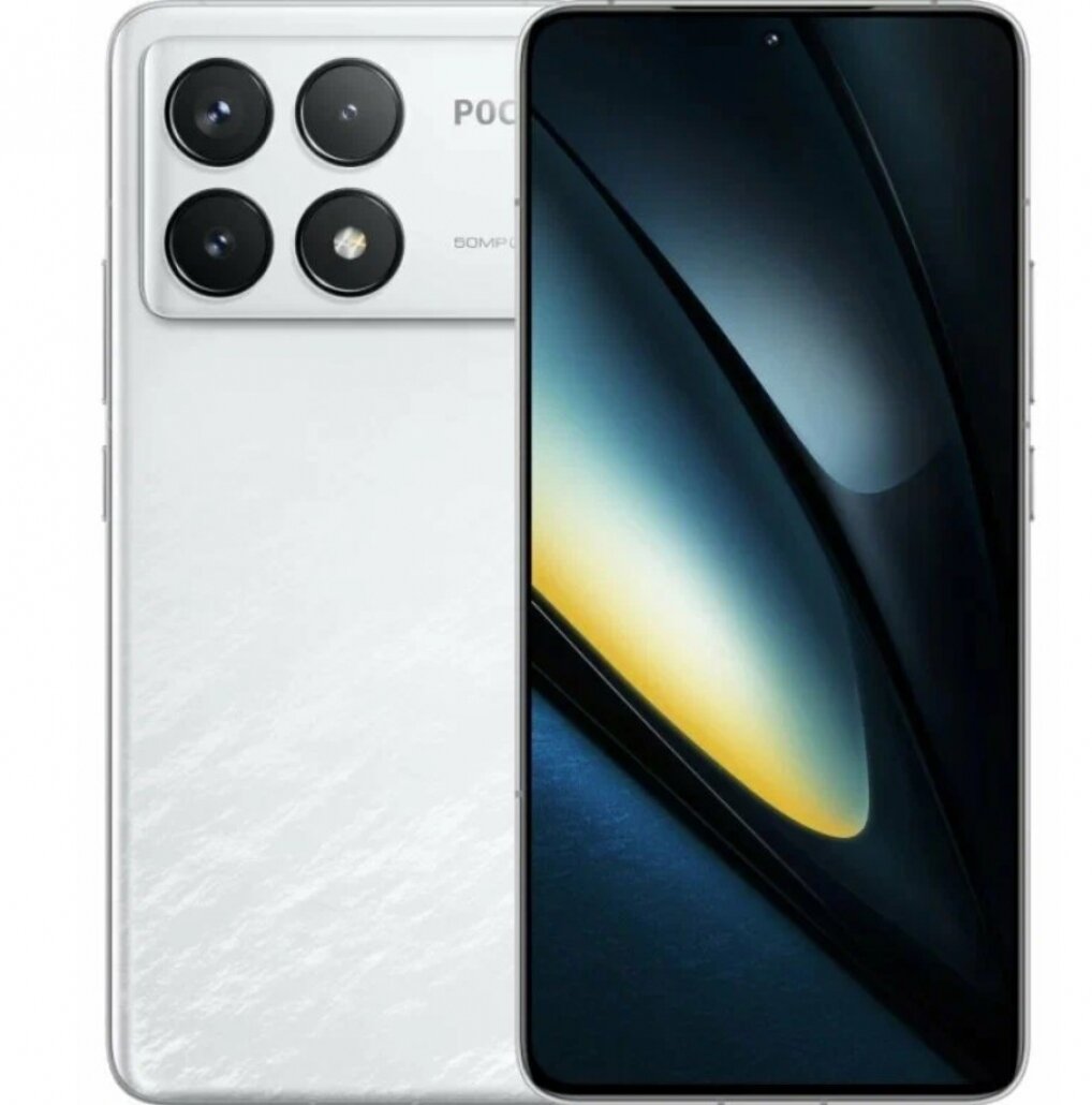 Смартфон Xiaomi Poco F6 Pro 5G, 12/256Gb, Global, White (Белый)