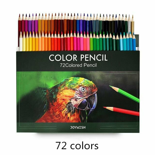 72 цветных карандаша Lapis De Cor Professionals Artist Painting Oil Color Pencil for Drawing Sketch Art Supplies