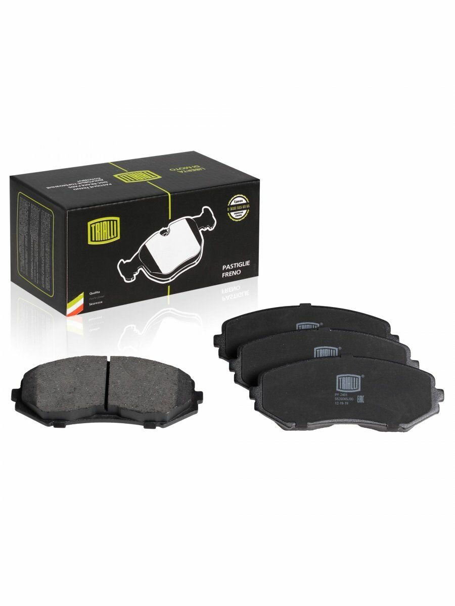 Колодки тормозные дисковые передние TRIALLI PF2401 для а/м SUZUKI GRAND VITARA II