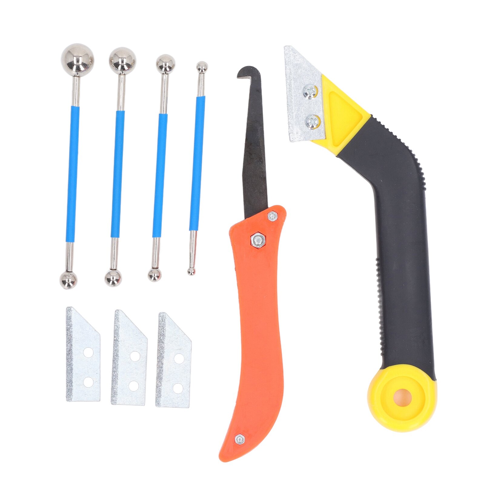Комплект для инструментов Caulking Angled Grout Saw Doubleded Ball Tiling Tool для очистки плитки для очистки