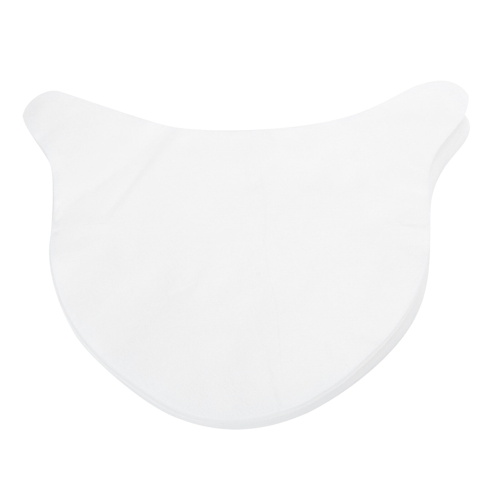 100 шт. одноразовых масок для шеи из натурального шелка, тонких бумажных пластырей для самостоятельного ухода за кожей шеи