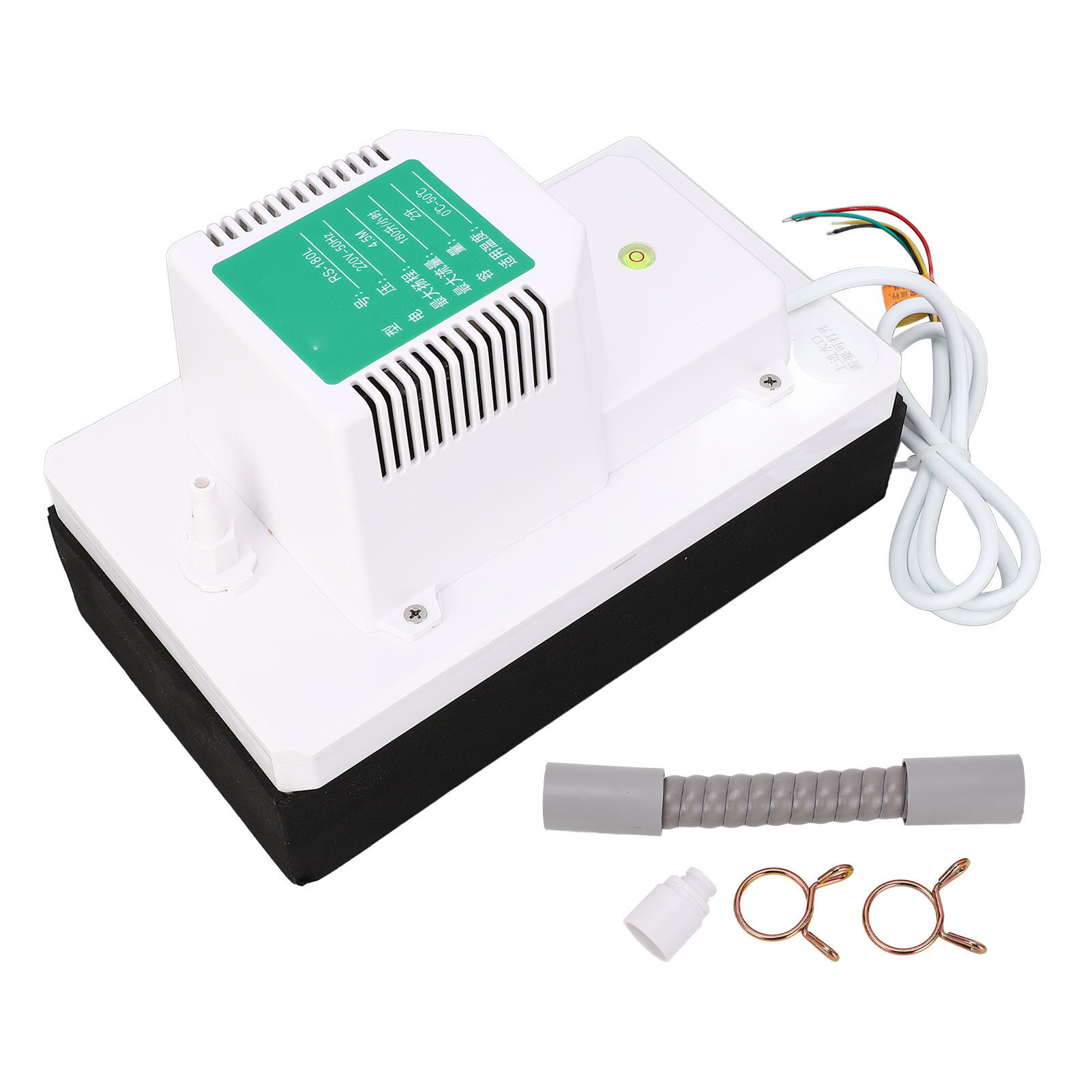 Бесшумный дренажный насос для кондиционеров производительностью 180 л/ч для откачки конденсата из 1-10 шкафных блоков центральной системы отопления, вентиляции и кондиционирования воздуха (HVAC) 220 В.