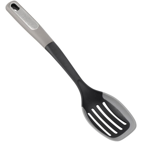 Ложка Mallony Chef с отверстиями, с силиконовым краем, нейлон (108324)