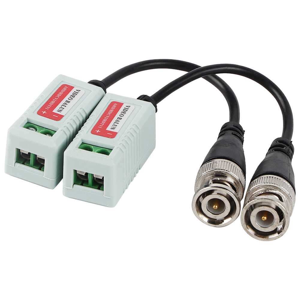 2 шт. портативных пассивных видеобалунов HD-CVI/HDVI/AHD с витым передатчиком для камеры.