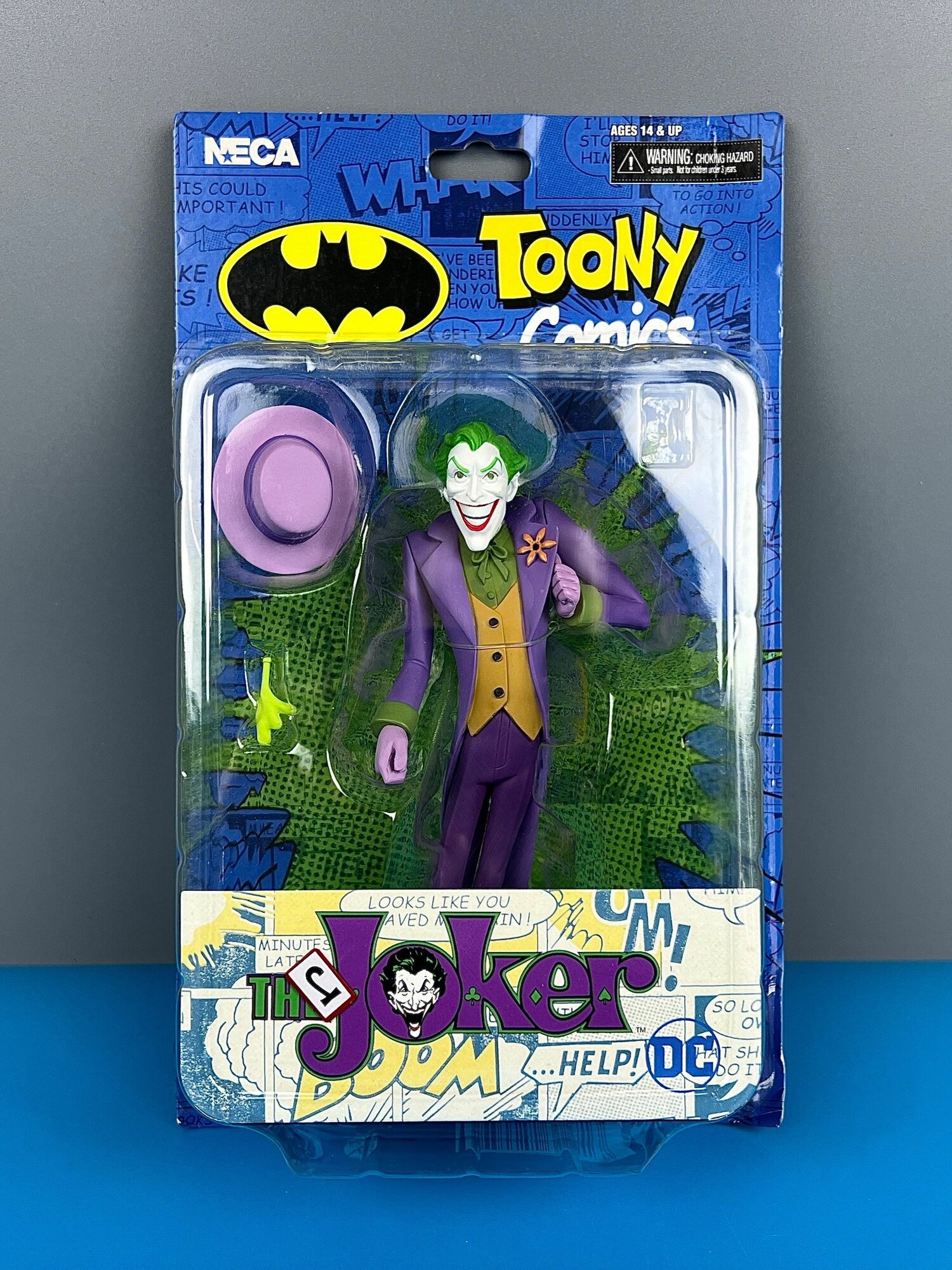 Фигурка The Joker, Jack Nicholson / Оригинал Neca, DC, Toony Comics, 14 см. / Джокер, Джек Николсон, Версия 1989 года
