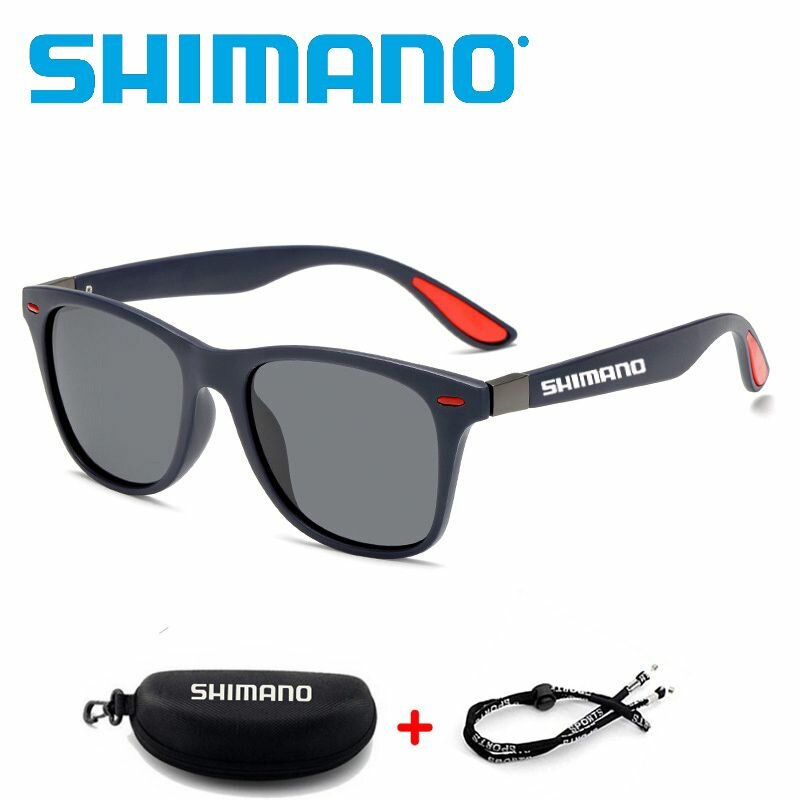 Поляризационные Очки Для Рыбалки Shimano В Коробке И Веревке