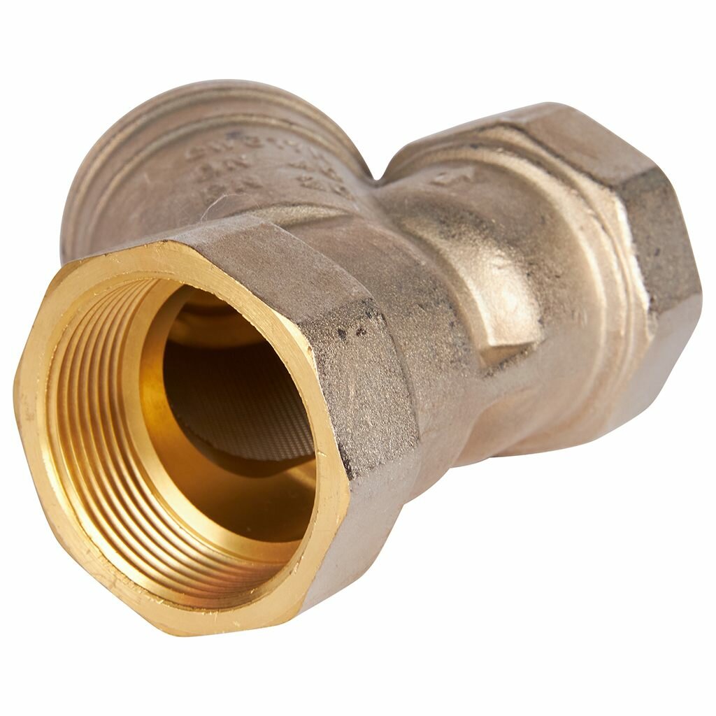 ROMMER 1" 1/2 Фильтр грубой очистки косой 500 мкр.