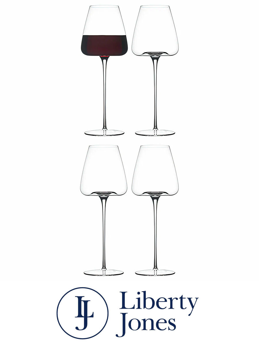 Набор бокалов для вина Liberty Jones Sheen 640мл, 4шт, выдувное стекло