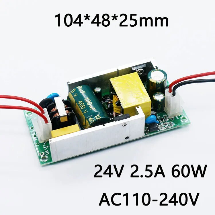 Трансформатор освещения Warm and Happy 12В 1-5А 12-60Вт 24V 2.5A 110-240V