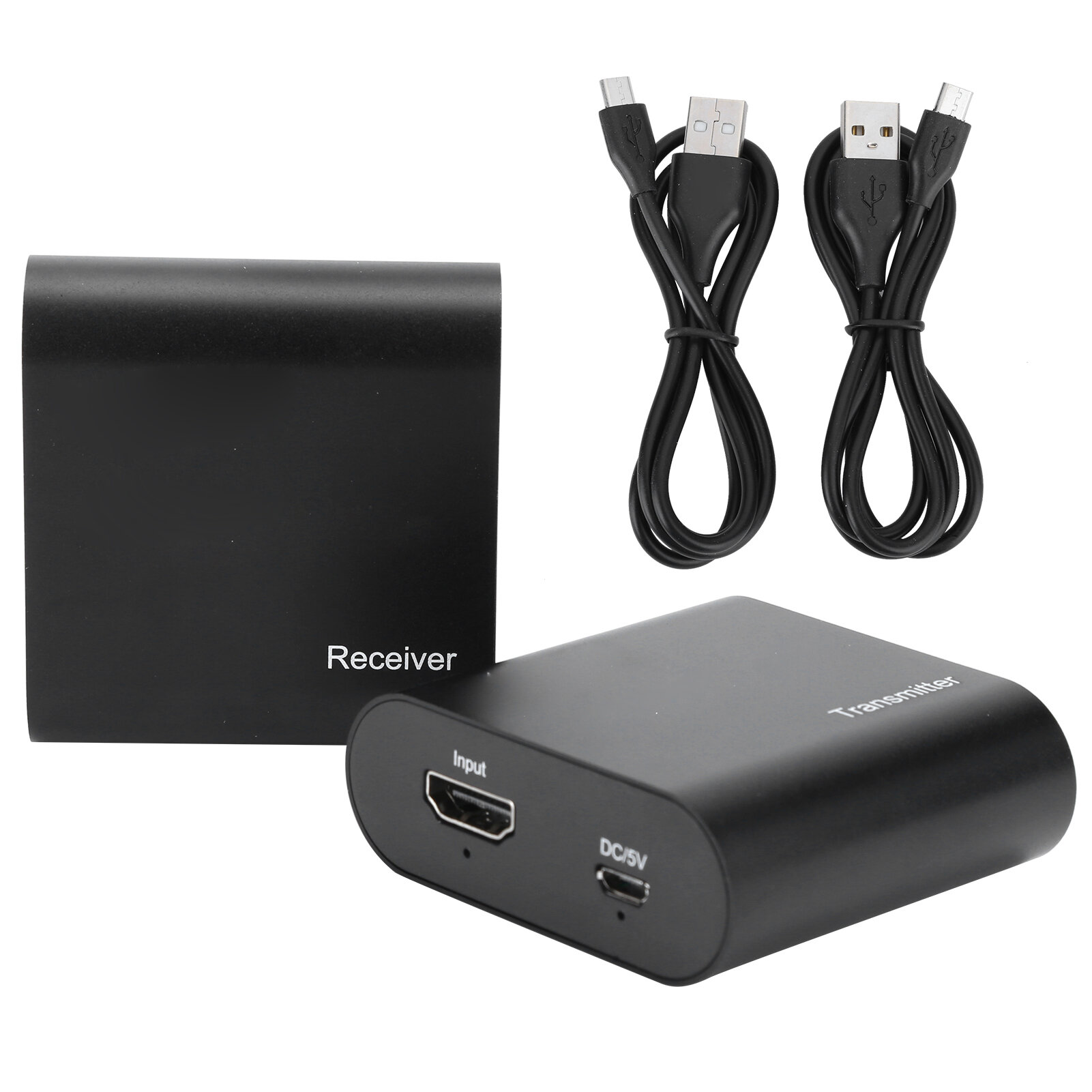 HDMI-удлинитель 60 м, передатчик/приемник, один сетевой удлинительный кабель 4,5 Гбит/с