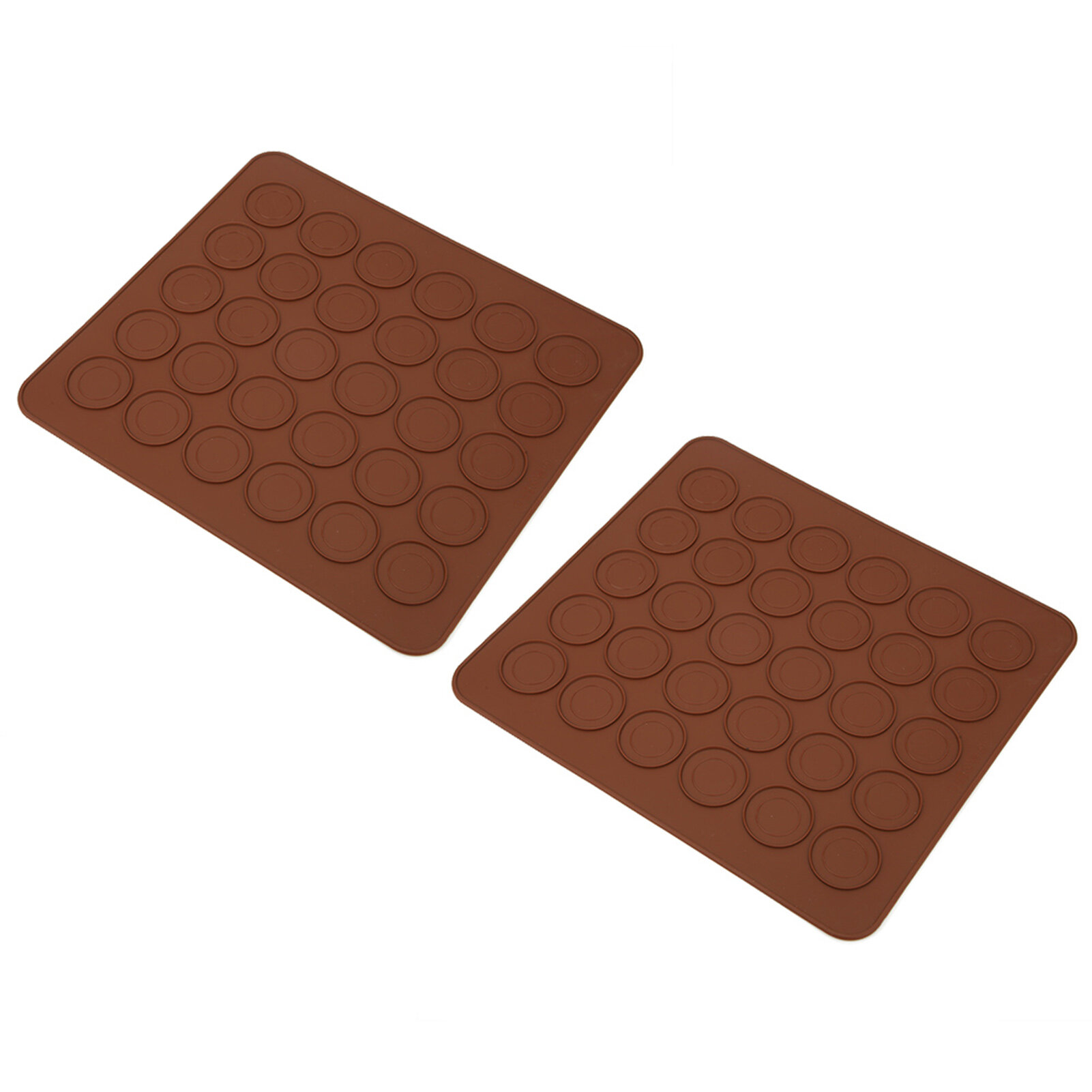 2 шт, 30 отверстий, силиконовый антипригарный коврик для макарон, коврик для духовки, кухонный инструмент для выпечки, аксессуар
