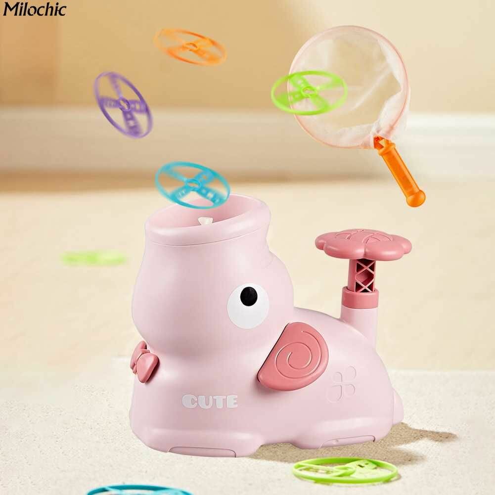 Спортивный слоненок, запускающий летающие тарелки, игры по ловле бабочек, игры во дворе для детей в возрасте 3-12 лет