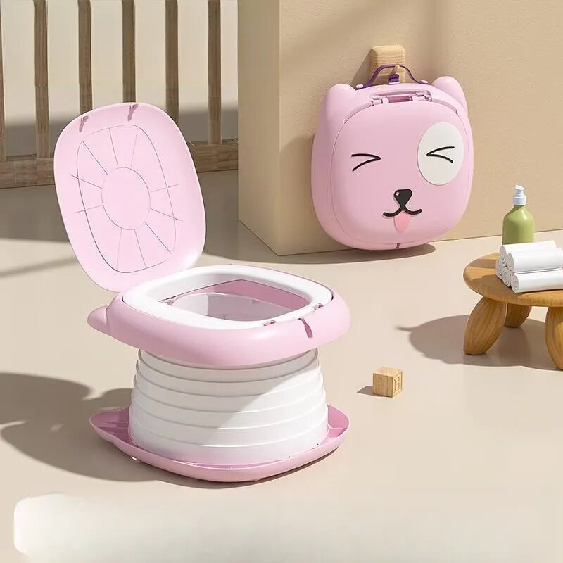 Портативный складной детский туалет: для автомобилей, кемпинга, путешествий в аварийных случаях