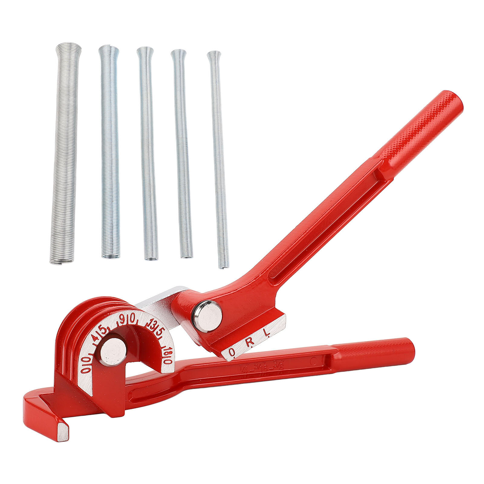Ручной набор пружинных трубогибов, 1/4-5/8in, для меди, латуни, алюминия