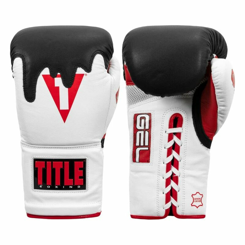 Перчатки боксерские TITLE Boxing Gel Lava Leather Series Sparring Boxing Gloves, 16 унций