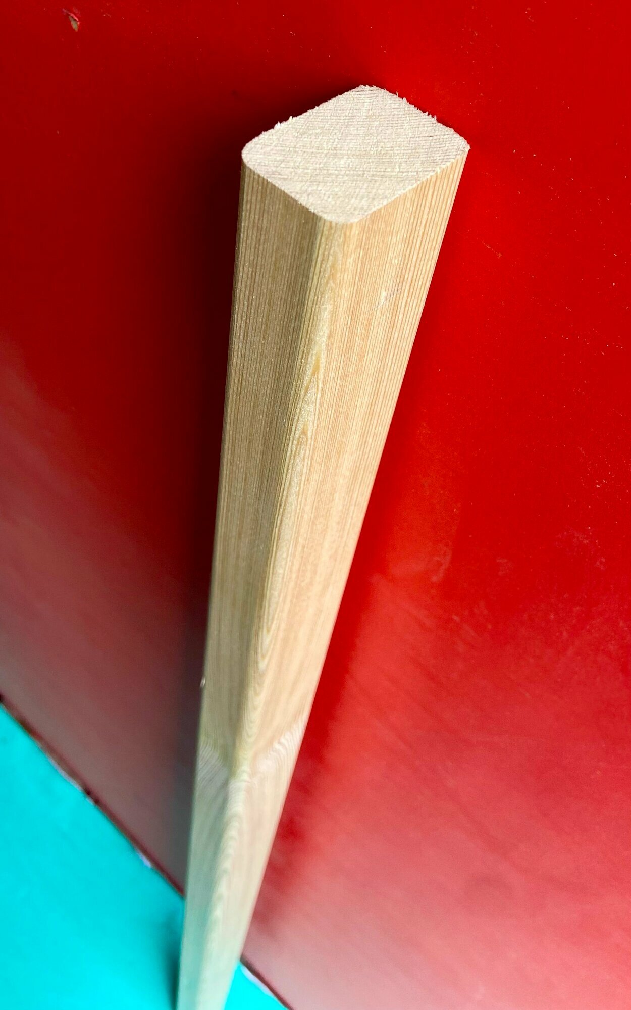 Брусок вальцованный, лиственница сибирская 1000х35х40 16 штука, сорт "АВ" декоротивная