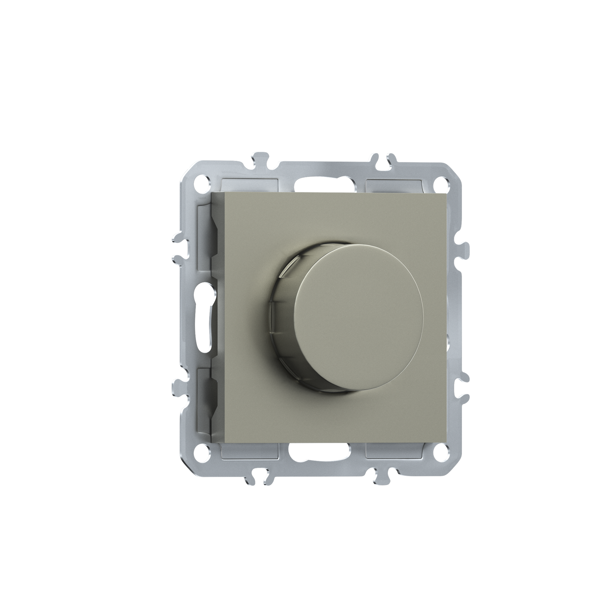 Светорегулятор Triac поворотный LED 100Вт, цвет шампань, серия A07, Donel