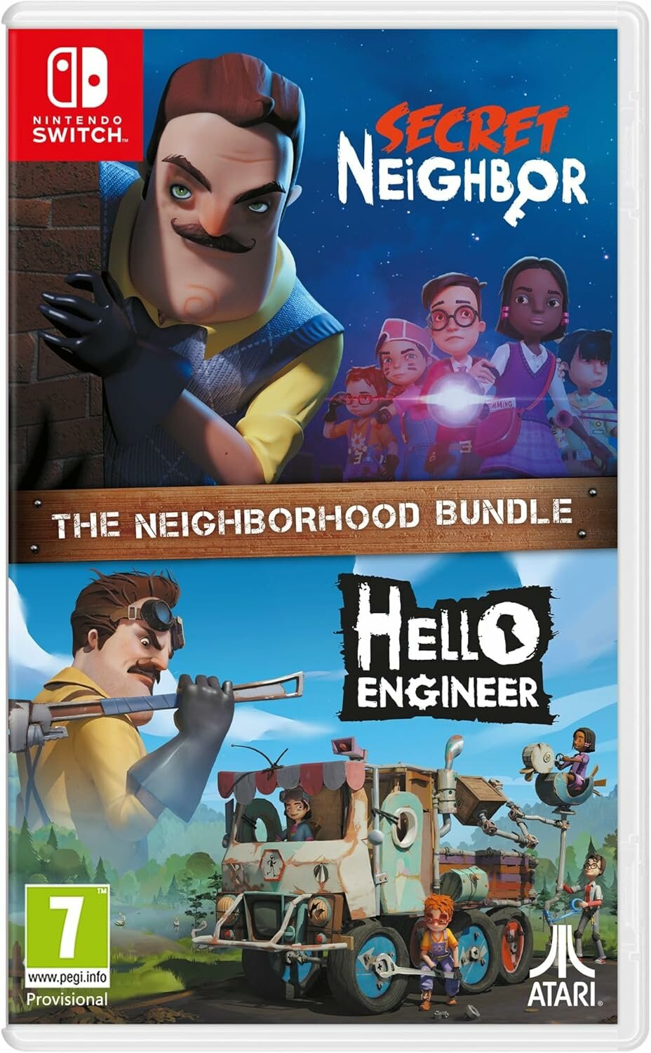 Игра Nintendo Switch Secret Neighbor + Hello Engineer: The Neigborhood Bundle