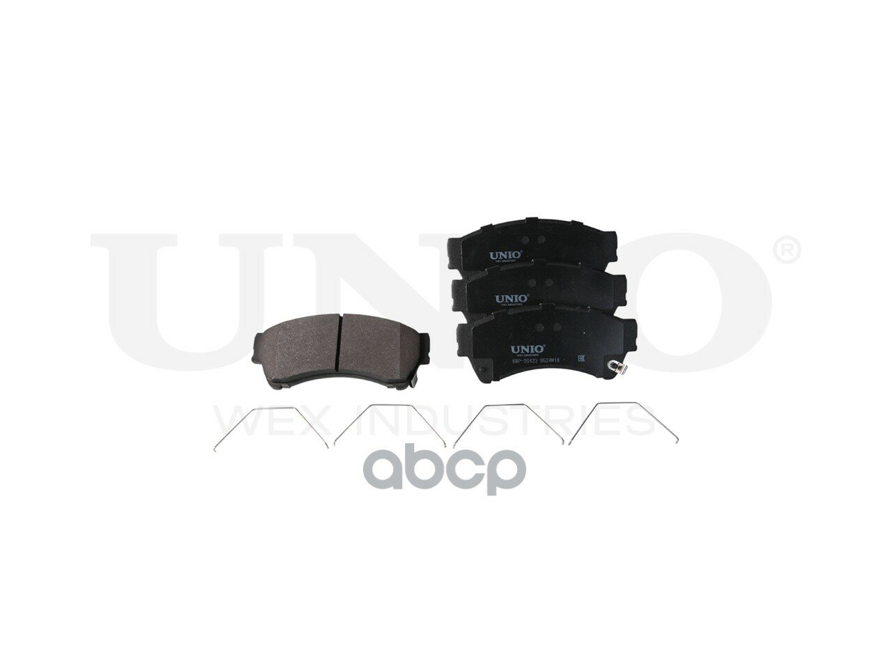 Колодки тормозные диск. передние Mazda 6 II 07- UNIO арт. BRP-20423