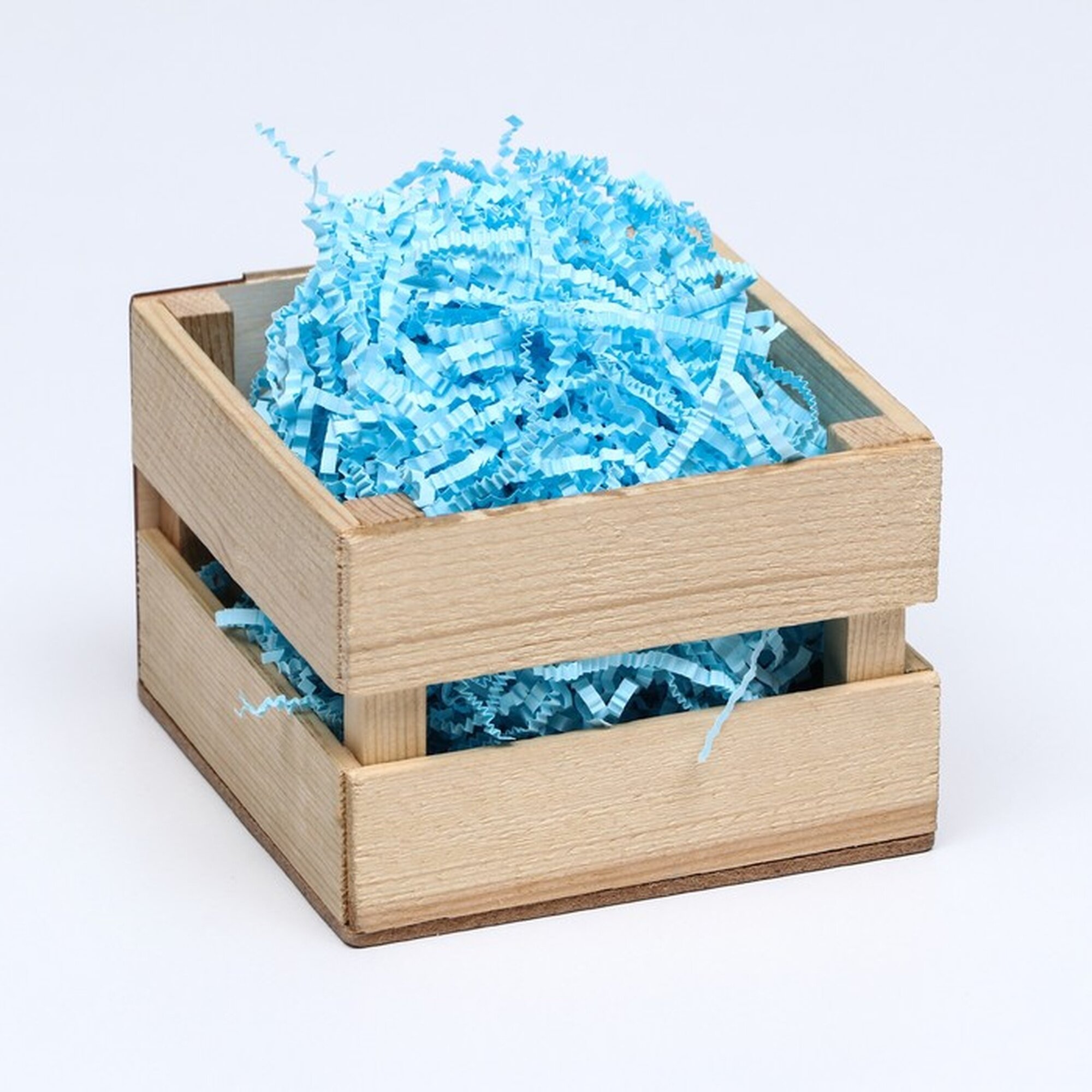 Бумажный наполнитель Сима-ленд, для упаковки подарков, голубой, 50г