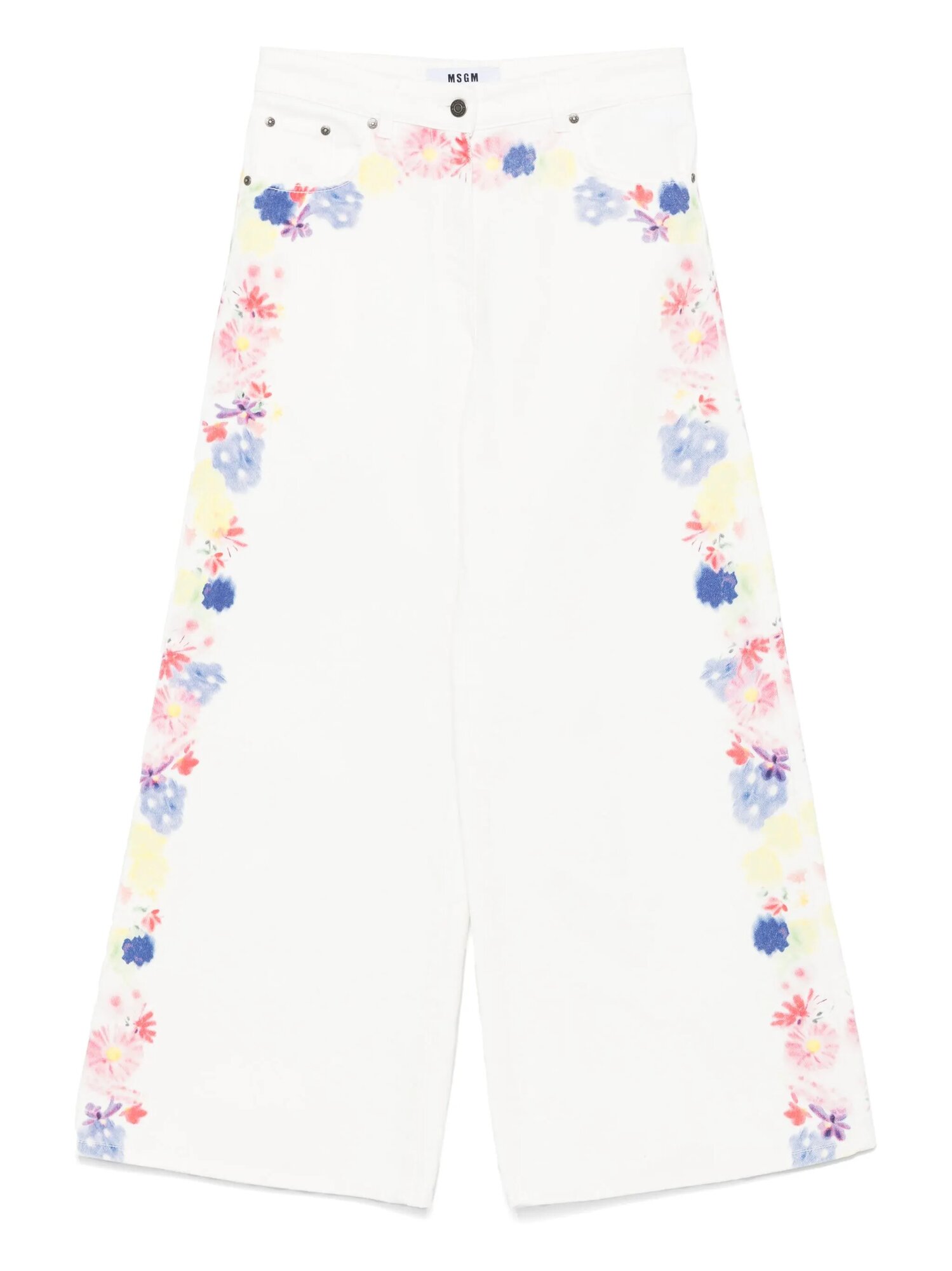 Джинсы Floral-print jeans 