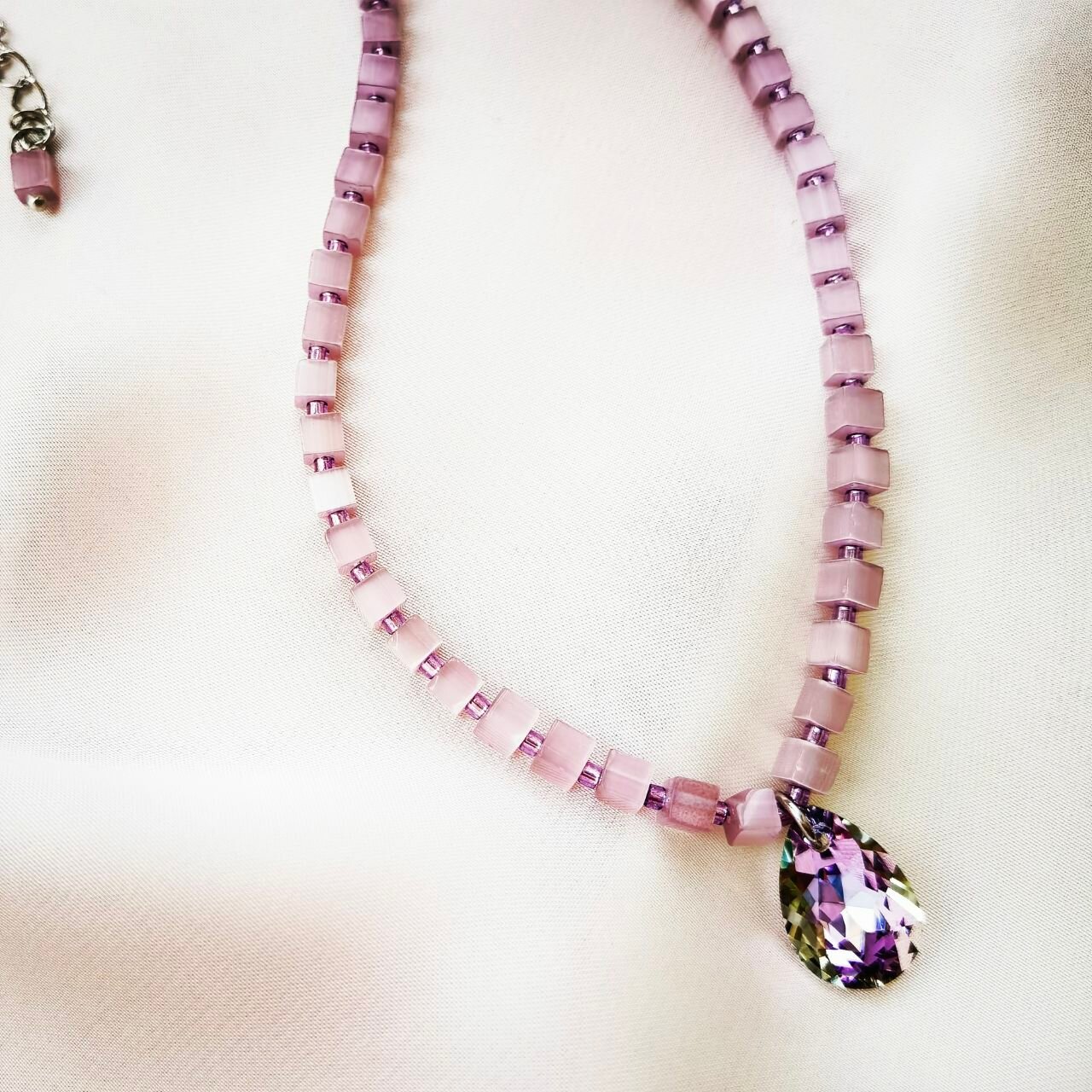 Колье, кошачий глаз