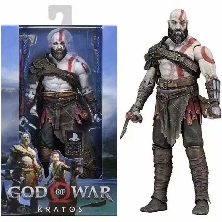 Фигурка NECA God of War 4 Кратос, 7 дюймов, с подвижными суставами, в упаковке, на складе, для коллекционеров и геймеров
