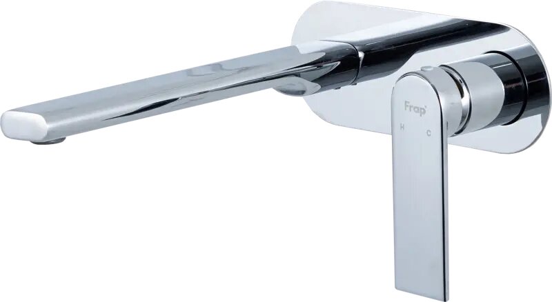 Смеситель для раковины Frap Arne F12204, скрытый монтаж, однорычажный, цвет хром