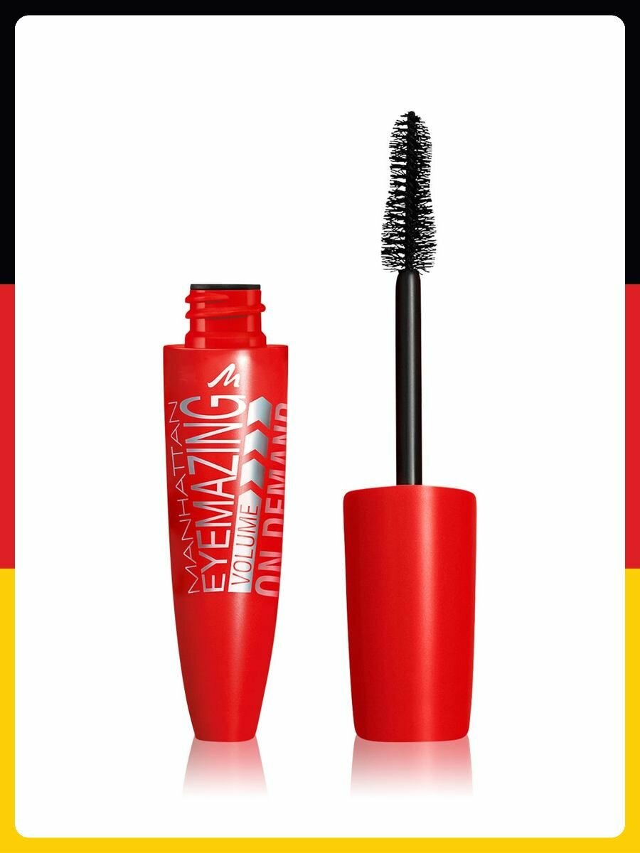 Тушь для ресниц Manhattan Eyemazing Volumeon Demand 002 Black Brown, 12 мл