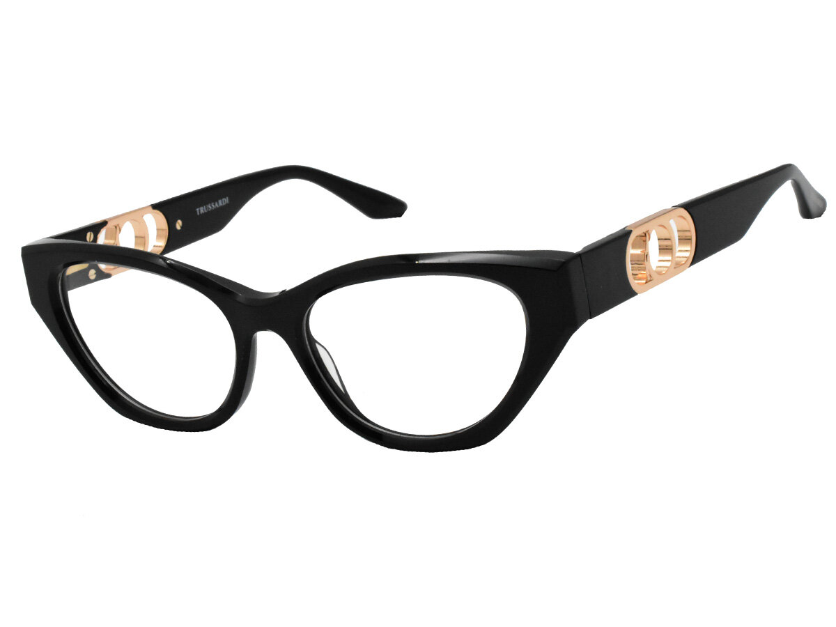 Оправа для очков Trussardi TSW 6021 A02 пол Женский форма оправы Кошачий глаз цвет оправы Чёрный