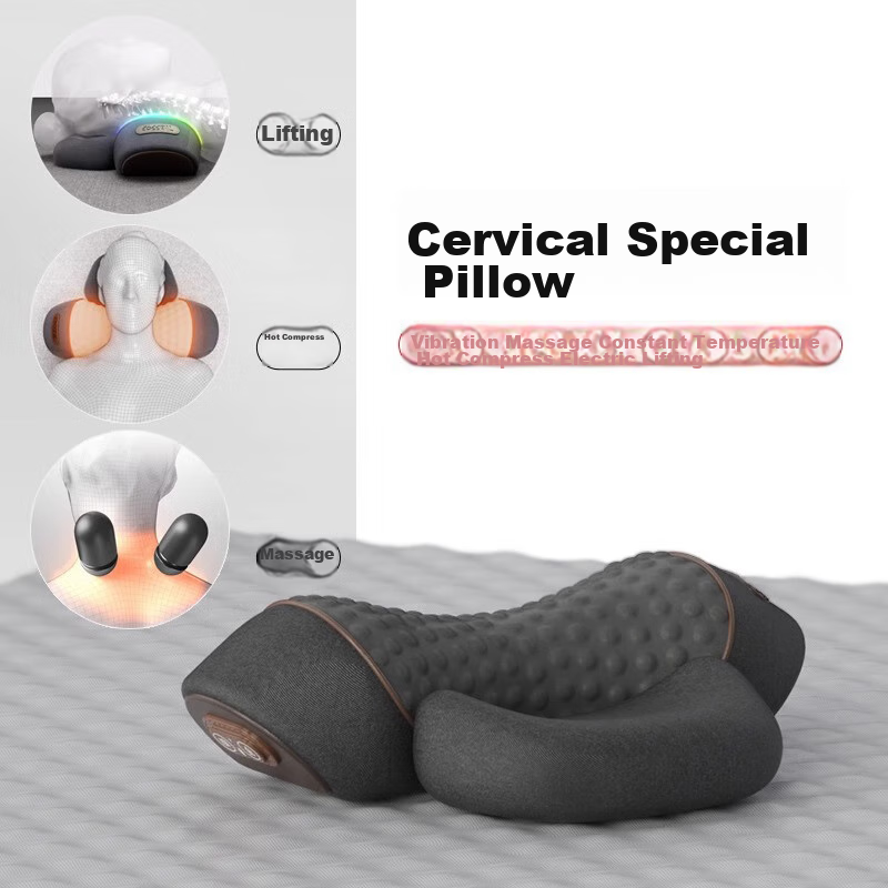 Mi Xiaoshu cervical pillow deep comfort sleep cervical pillow massage hot compress memory foam adult sleeping special cervical pillow