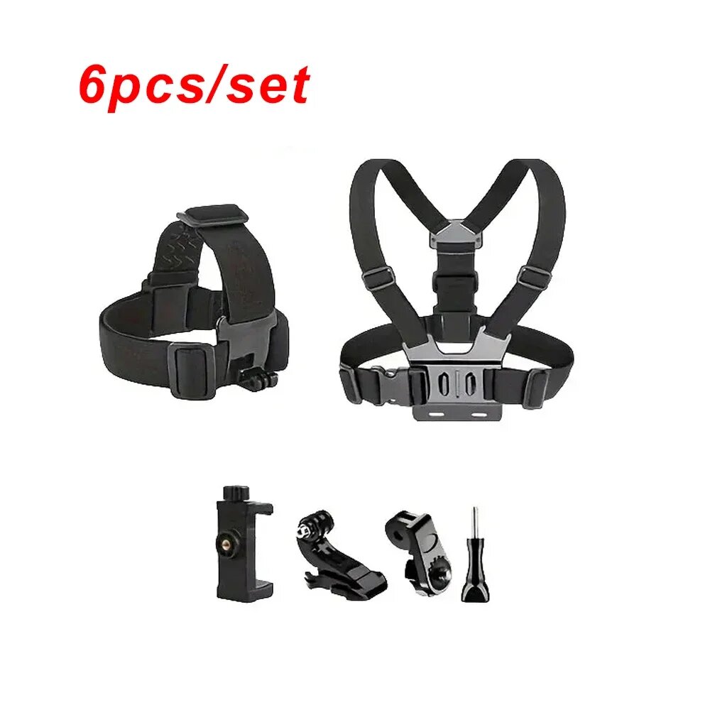 Комплект креплений для экшн-камеры GoPro Hero 13 12 6 in 1