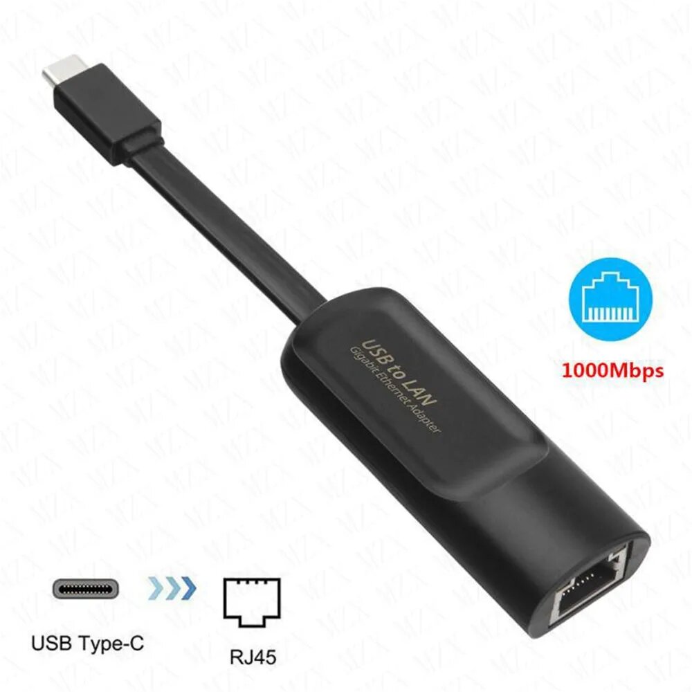 Сетевая карта 2,5G, 2500 Мбит/с, адаптер Gigabit Ethernet USB 3.0 типа C к RJ45 Lan, проводной преобразователь, драйвер, бесплатные аксессуары для ПК, ноутбуков