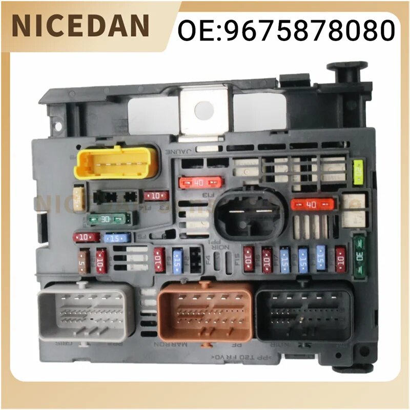 967587808080 Блок предохранителей двигателя BSM-R03-00 для Citroen Peugeot Fiat Scudo JUMPY 2,0, автомобильные аксессуары 9807028680