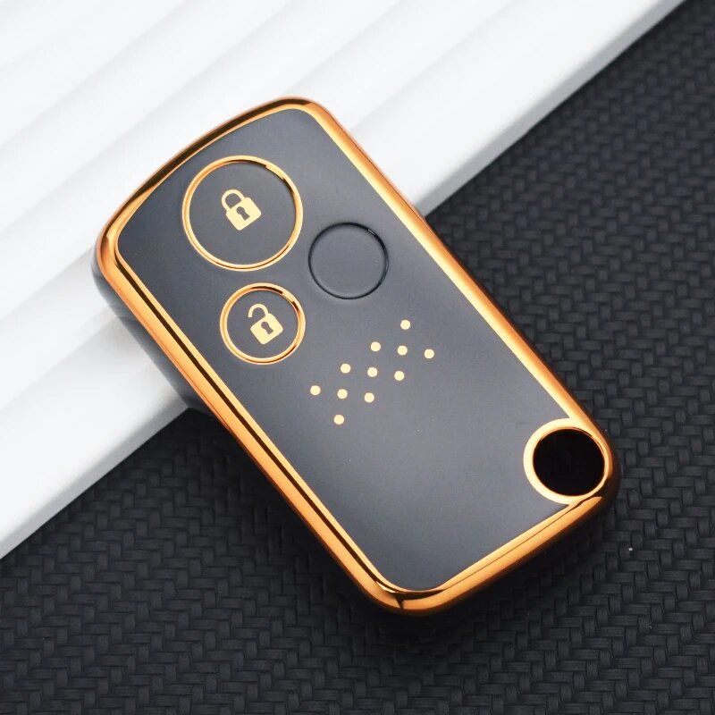 Черный чехол для ключей Honda 2button