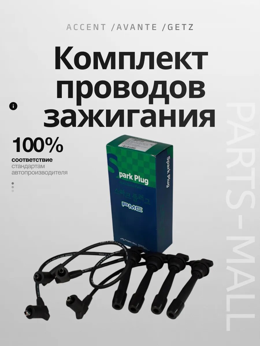 Комплект проводов зажигания Хендай Акцент