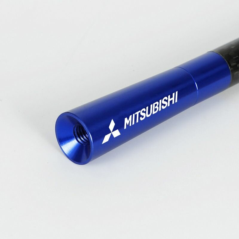 12 см антенна для автомобильного радио из углеродного волокна для Mitsubishi — компактная стильная антенна для авто