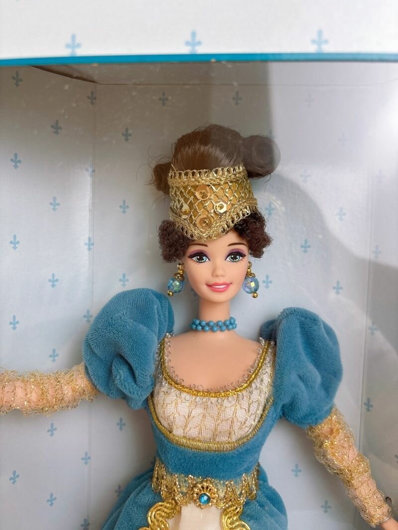 Французская кукла Барби 1996 года выпуска - коллекционное издание "Великие эпохи" Mattel #16707