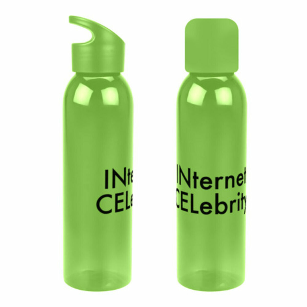 Бутылка для воды «Internet celebrity инцел incel» (зеленый)