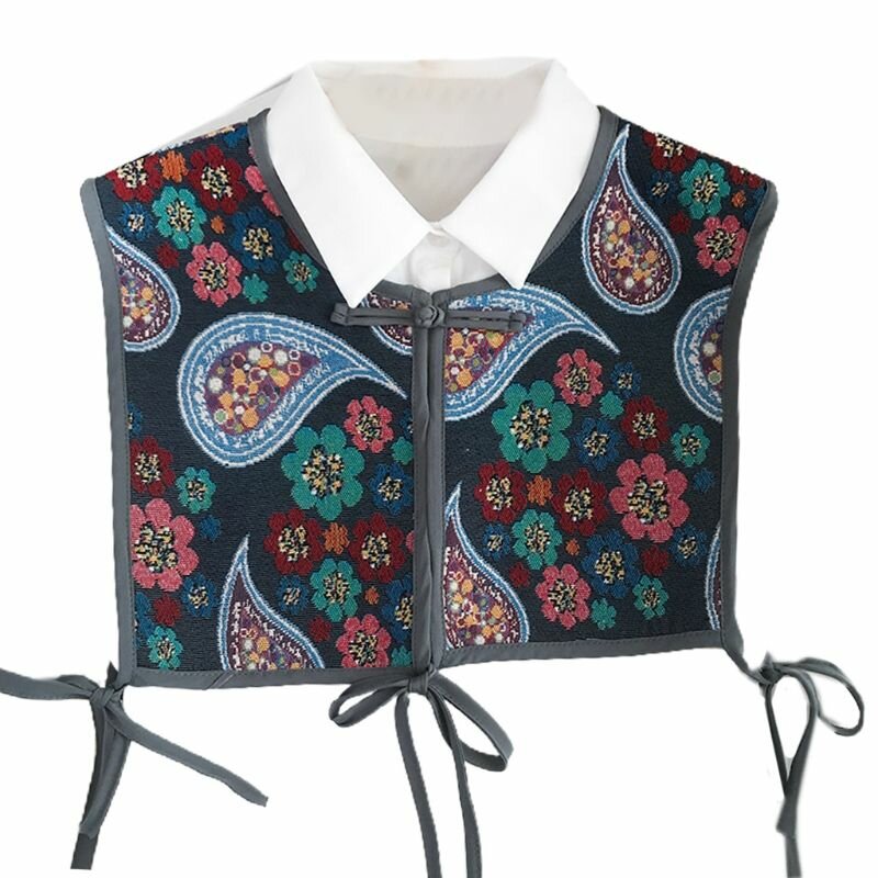 Женский воротник-накидка с вышивкой в китайском стиле, 3