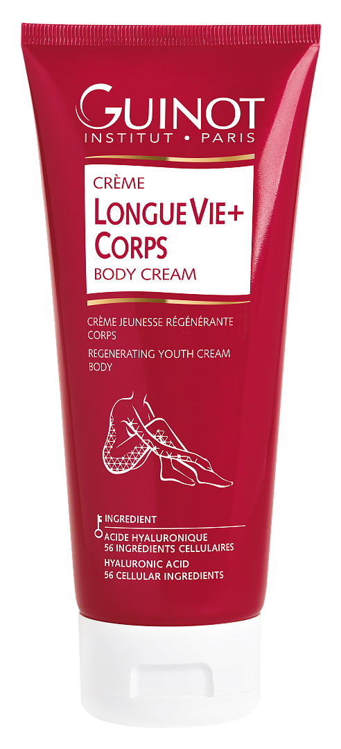 Creme Longue Vie+ Corps - омолаживающий лифтинг-крем для тела с 56 активными компонентами и гиалуроновой кислотой