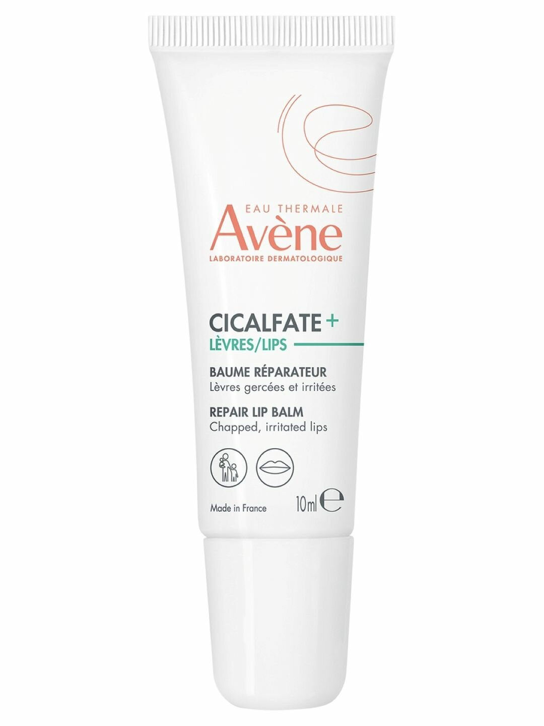 АВЕН СИКАЛЬФАТ+ Бальзам для губ восстанавливающий, 10 мл | AVENE Cicalfate+ Repair lip balm