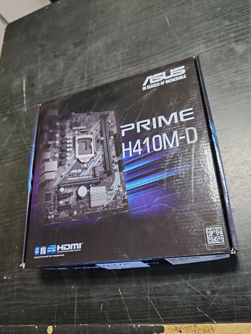 Материнская плата ASUS PRIME H410M-D /LGA1200, H410, M.2, HDMI, MB <90MB13U0-M0EAY0>