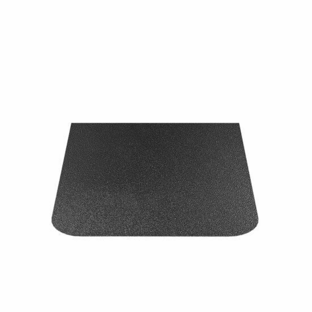 Лист напольный 1200x1000x1,5 R135 антрацит, полимерное покрытие