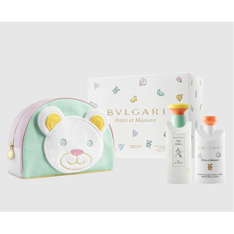 Набор Bvlgari Petits Et Mamans туалетная вода 100 мл + лосьон для тела 75 мл + косметичка / Булгари Петит Мама