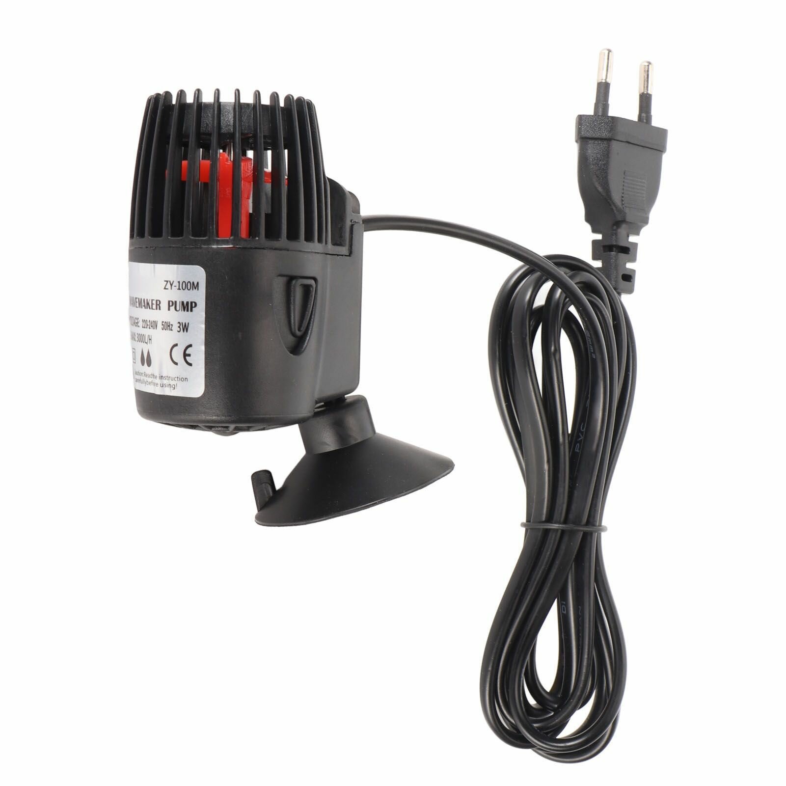 Аквариумный волнообразователь Wave Maker, регулируемый на 360 градусов, бесшумный, погружной циркуляционный насос с электроприводом, вилка 220 В, стандарт ЕС